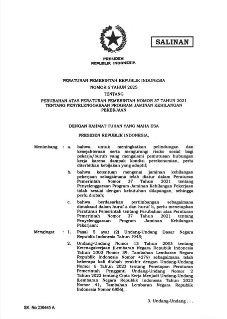 Perpres nomor 79 tahun 2020 | PDF