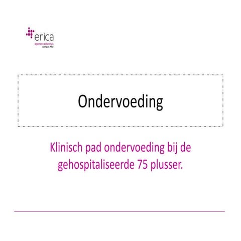 Ondervoeding | PDF
