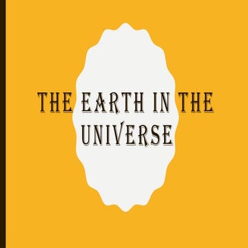 power point ON tHE eARTH in the uNIVERSE.pptx