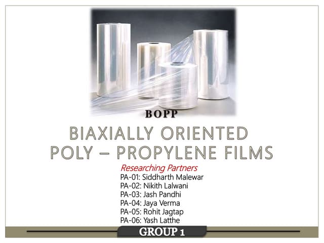 Bubble stability in blown film | PPSX