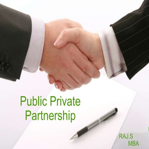 Private public partnership (ppp) | PPTX