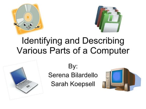 Basic Parts of Computer | PPTX | Data Storage and Warehousing | Computing