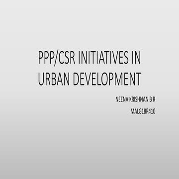 Ppp or csr | PPT