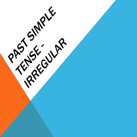Ppp past irregular_verb | PPTX