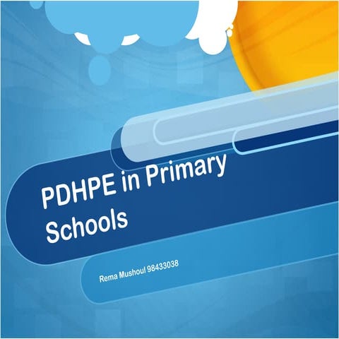 PDHPE in Primary Schools, Physical Education | PPT