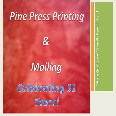 Pine Press Printing & Mailing Lexington, SC | PPT