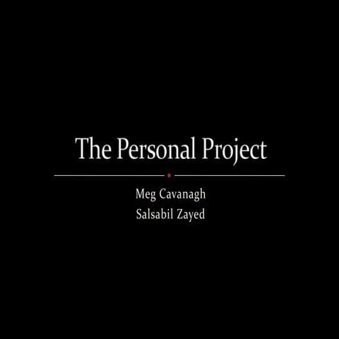 The Personal Project | PPTX
