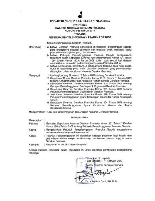 Materi giat -Racana Pandega Pramuka 2025 | PPTX