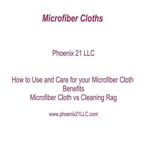 Microfiber Cloths | ODP
