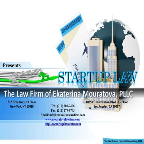 Startup Law Presentation | PPTX