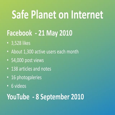 Safe Planet on Internet | PPSX