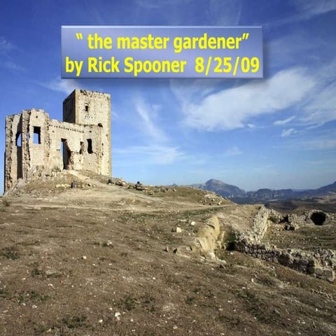 Rev. Richard L. Spooner, Phd. presentations