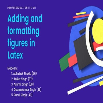 9-Figures in LaTex | PPTX