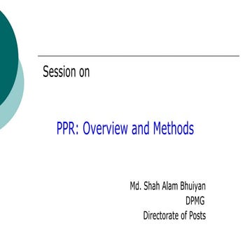 PPR Overview and Methods 1.ppt