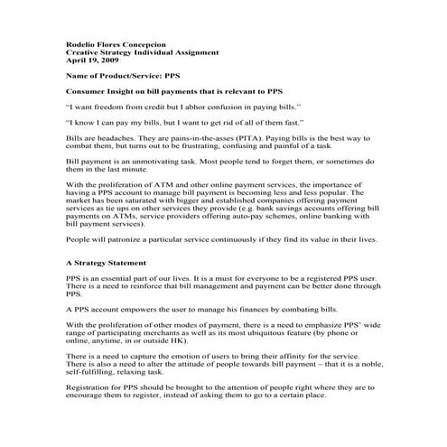 PPS Creative Strategy | PDF