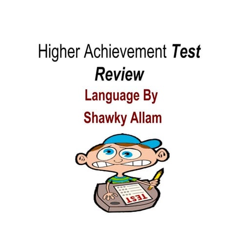 General test 2 highter | PPT
