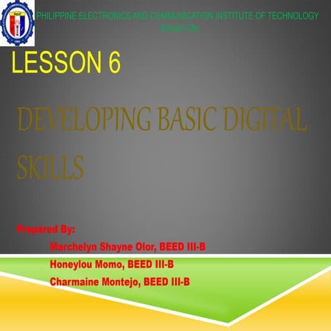 lesson 6 | PPTX | Education