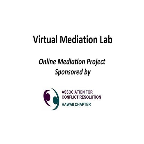 Practice Your Mediation Skills Online for Free | PPT | Online Education ...
