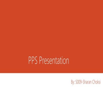 PPS Presentation.pptx | Free Download