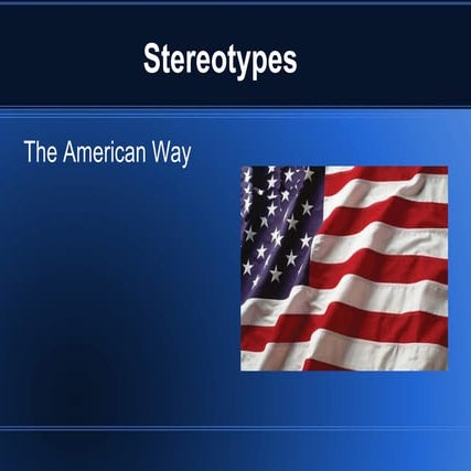 Stereotypes | PPT