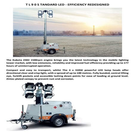 Lighting Towers - Tropical specification | PDF
