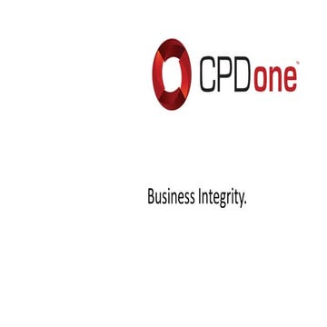 CPDone platform overview | PPT | Free Download