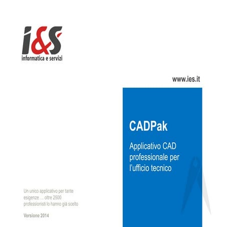 CADPak ... l'applicazione CAD integrata | PPTX