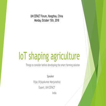 iot based agriculture based project use of iot to increase the yeild ...