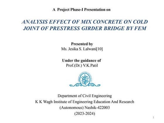 Design and Analysis of Pre Stressed I Girders by Midas Civil Software | PDF