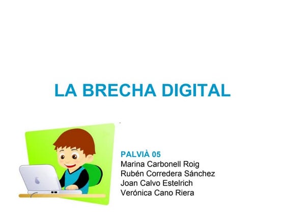 Mapa de brecha digital sociedad de la info y ciberespacio. | PDF