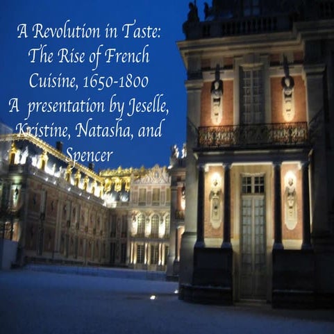 French cuisine ppt | PPTX