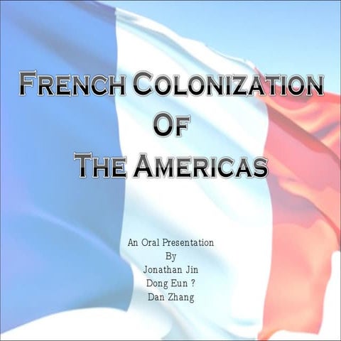 French Colonization of N. America | PPT