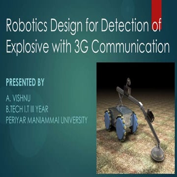 seminar on Robots in radioactive environment | PPTX