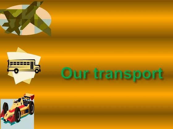 powerpoint on transportation | PPTX