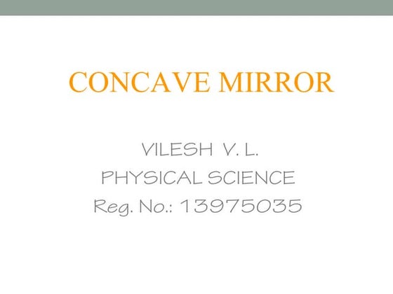 Image formation by mirrors ppt class 10 | PPTX