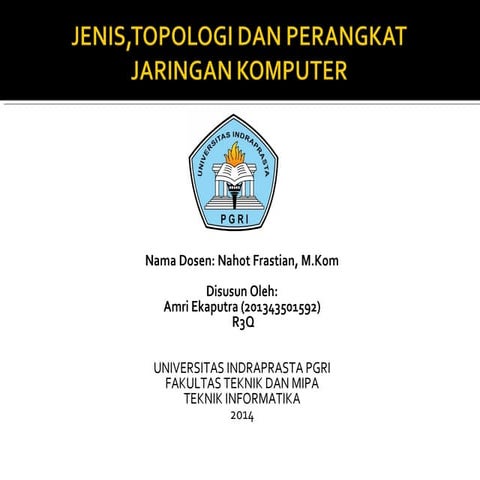 Tugas Jarkom Amri Ekaputra | PPT