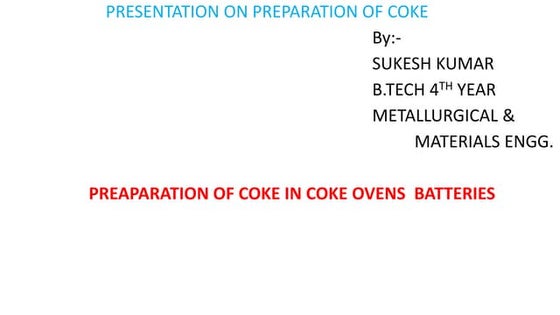 Pulverized coal injection | PPT