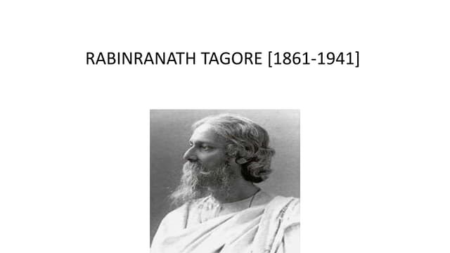 Hindi Essay On Rabindranath Tagore | PDF