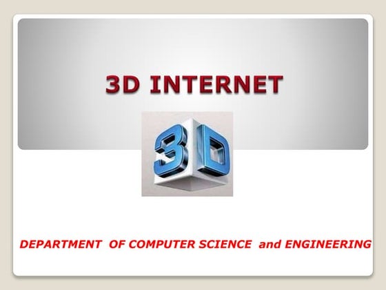 3d internet.ppt