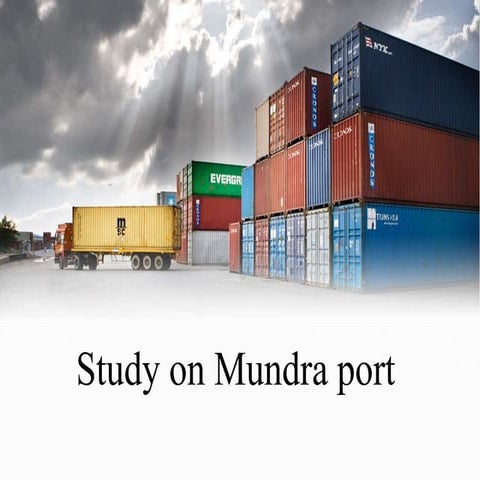 study on mundra port | PPTX