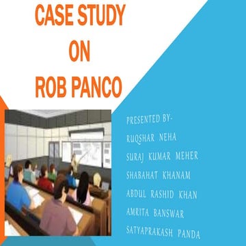 ROB PANCO | PPT