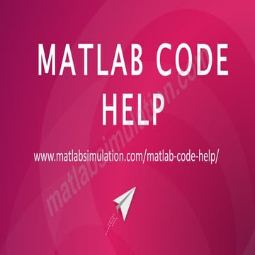 Matlab Code Help Research Topics | PPT