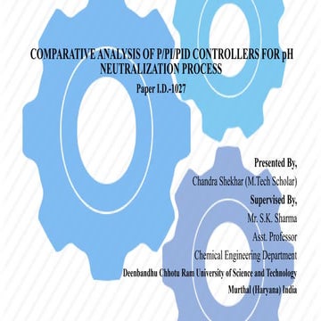 Comparative analysis of P/PI/PID controllers for pH neutralization ...