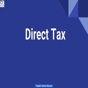 Introduction to Income Tax | PPT