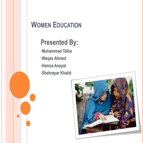 Women education | PPTX