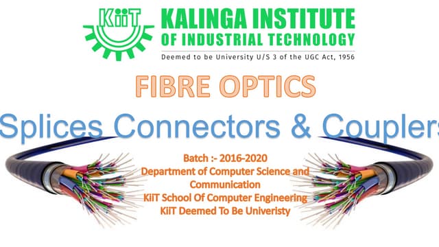 Introduction to Fiber Optics | PPTX