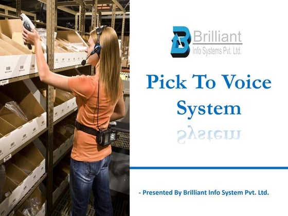 Super Barcode Training Camp - Vocollect Voice Picking Presentation | PPT