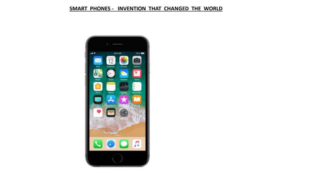 Smartphone and its features | PPT