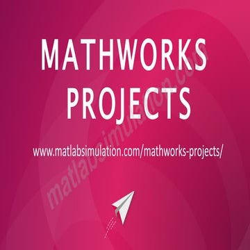 Mathworks Projects Research Topics | PPT