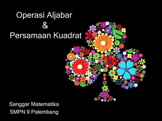 Persamaan Kuadrat dan Fungsi Kuadrat | PDF